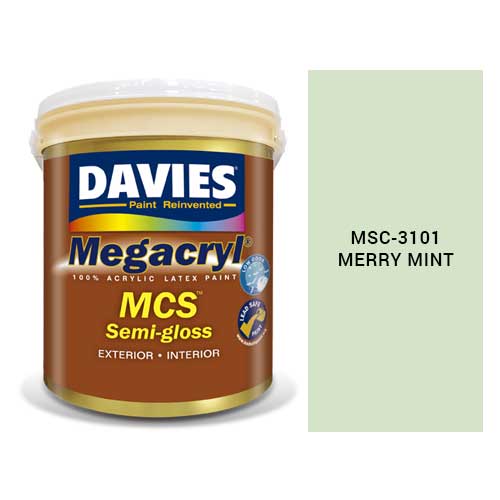 Davies Megacryl Merry Mint – Reflective Roof Coating (4L) – Hardware Hub