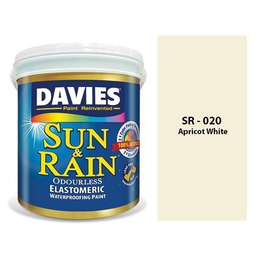 Davies Sun & Rain Apricot White – Soft Warm Exterior Paint – Hardware Hub