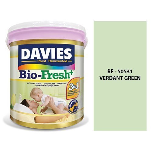Davies Bio-Fresh Verdant Green – Antibacterial Interior Paint (4L ...