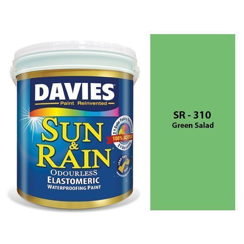 Davies Sun & Rain Green Salad – Fresh Exterior Emulsion in Leafy Green ...