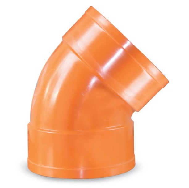 Emerald 45° Sanitary PVC Elbow (1/8B) – Precision Drainage Fitting ...