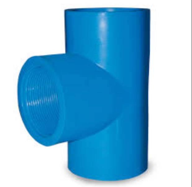 Emerald Threaded PVC Tee – NSF-Certified Three-Way Threaded Connector ...