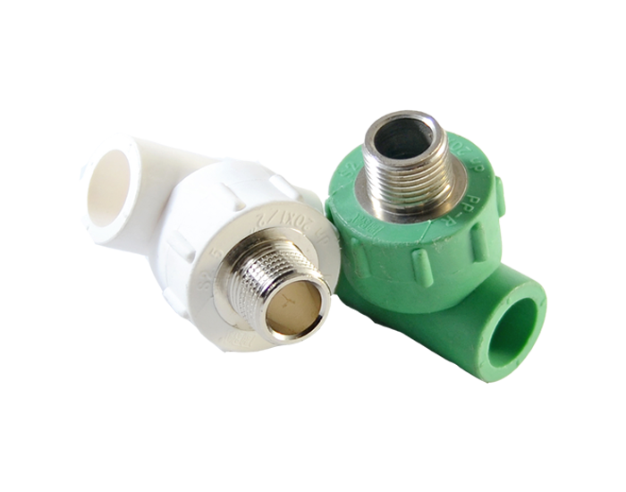 ERA PPR Male Elbow – Threaded & Fusion Angle Connector – Hardware Hub