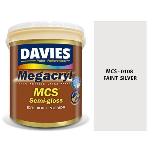 Davies Megacryl Faint Silver – Reflective Roof Coating in Silver Hue ...