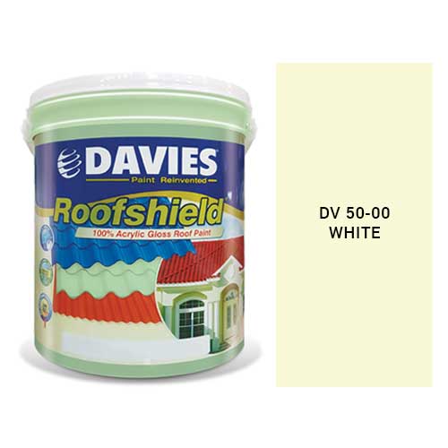 Davies Roofshield White – Cool Roof Coating (4L) – Hardware Hub
